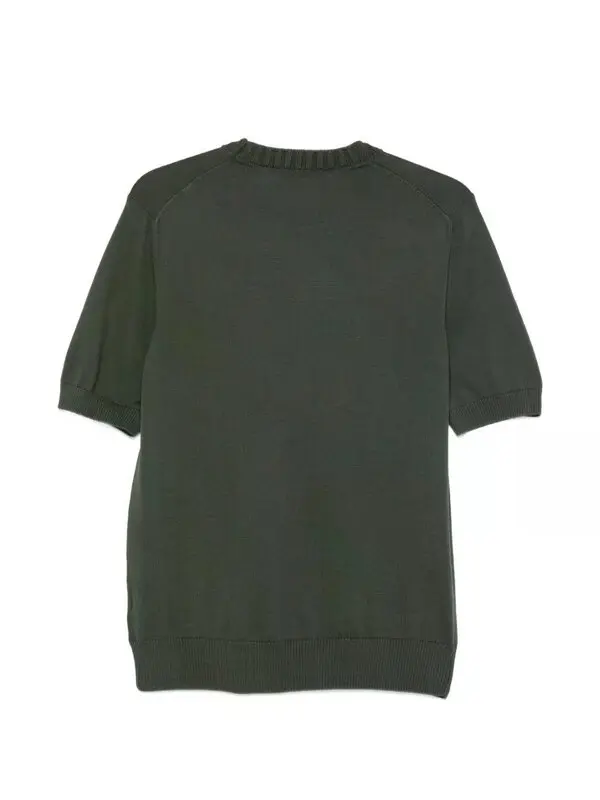 FILERIA Ribbed-trim Short-sleeve T-shirt