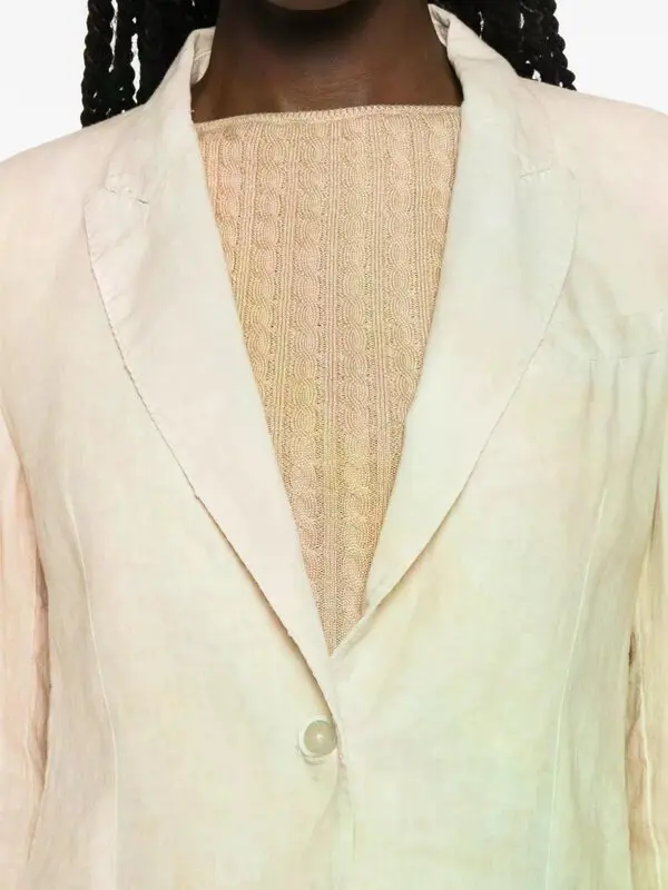 120% Lino Single-breasted Blazer