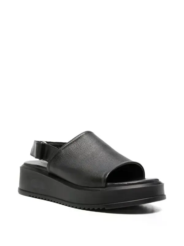 SERGIO MORETTI FIRENZE Platform Slingback Sandals