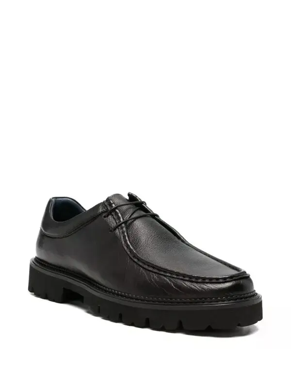 SERGIO MORETTI FIRENZE Grain-leather Derby Shoes