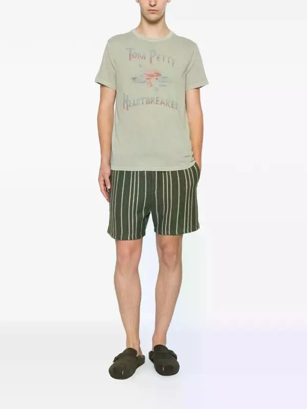 John Varvatos Logo-embroidered T-shirt