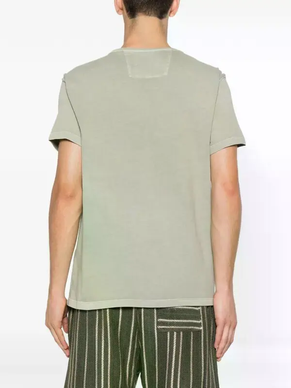 John Varvatos Logo-embroidered T-shirt