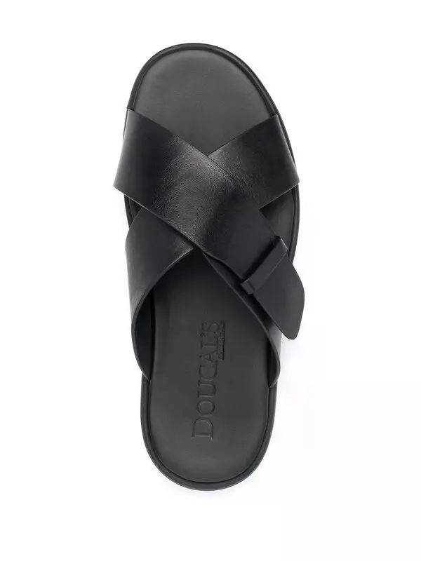 DOUCAL'S 20mm Open-toe Leather Sandals