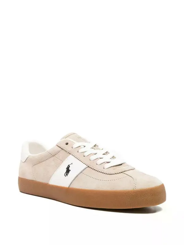 Polo Ralph Lauren Logo Embroidered Sneakers