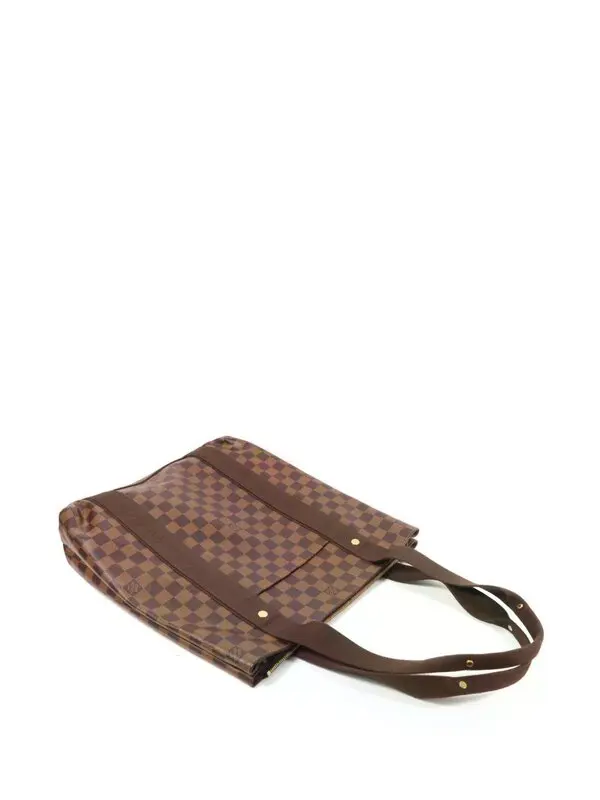 LOUIS VUITTON Beaubourg Damier Ebene Canvas Tote Bag