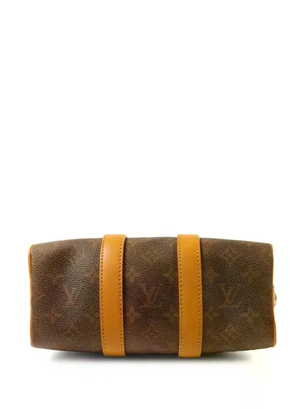 LOUIS VUITTON Monogram Keepall Bandouliere 25 Tote Bag - Brown