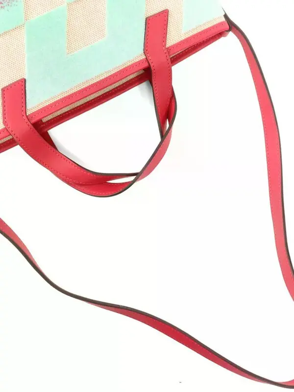 Hermès Cabas H En Biais Bucket Bag