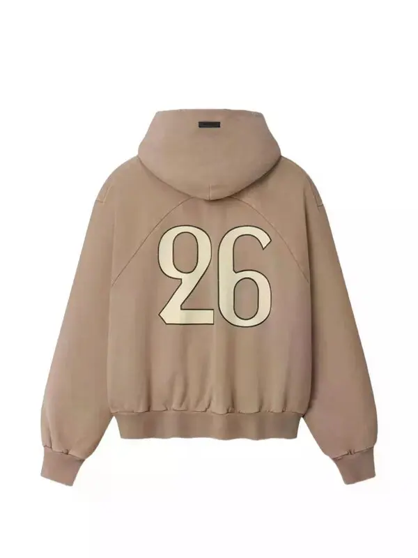 Fear Of God Logo Print Hoodie
