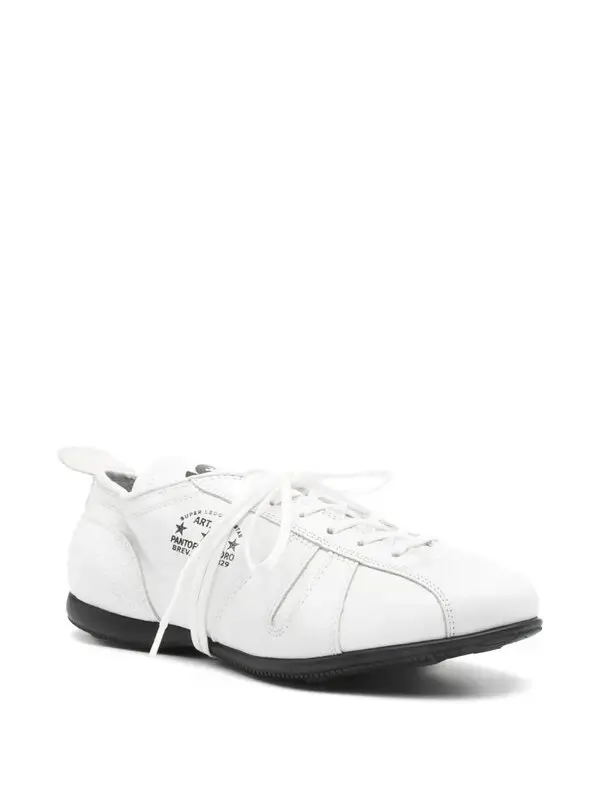 PANTOFOLA D'ORO Logo-print Lace-up Sneakers - White