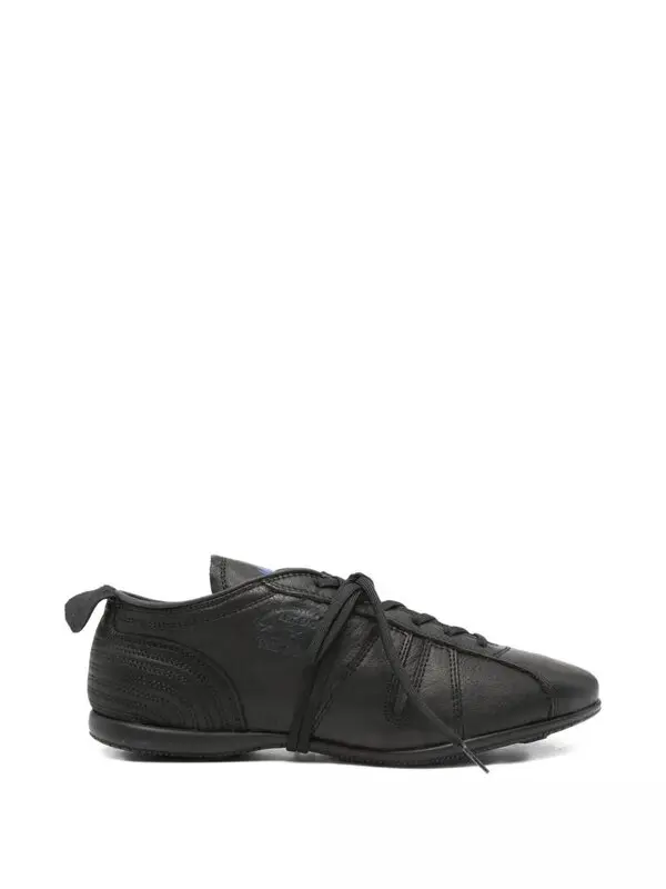 PANTOFOLA D'ORO Logo Print Lace-up Sneakers - Black