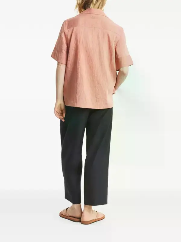 Maison Kitsuné Resort Striped Short-sleeve Shirt