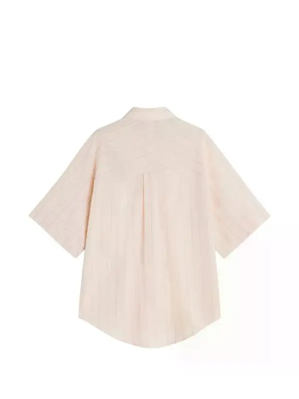 Maison Kitsuné Pinstripe Short-sleeve Shirt