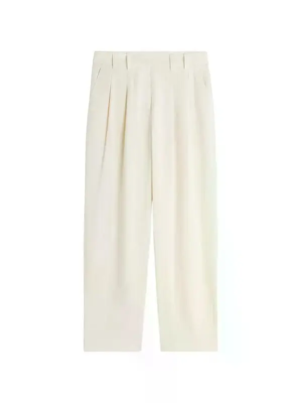 Maison Kitsuné Pleated Wide-leg Trousers
