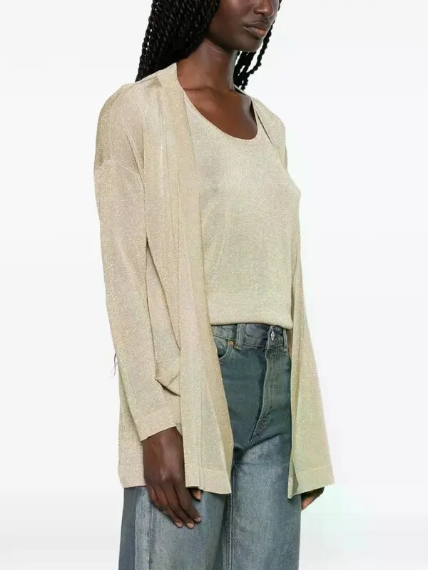 SNOBBY SHEEP Fine-knit Open-front Cardigan