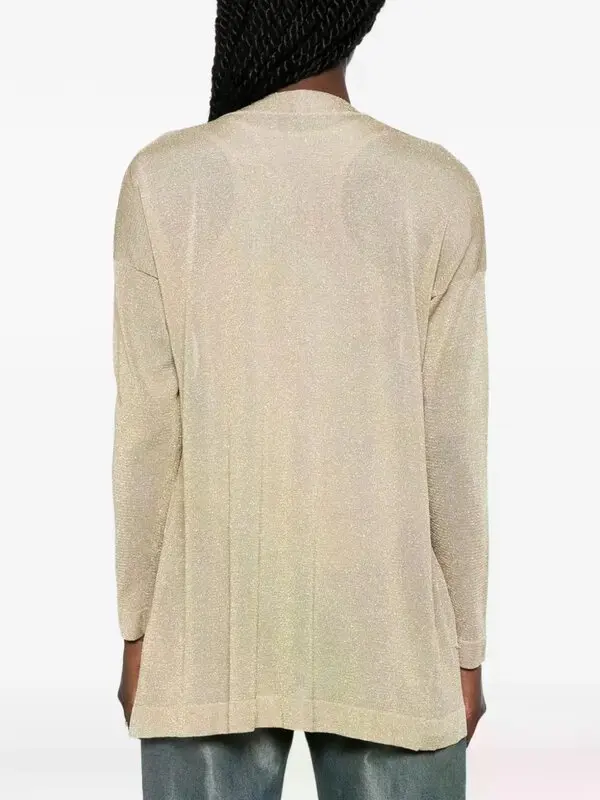SNOBBY SHEEP Fine-knit Open-front Cardigan