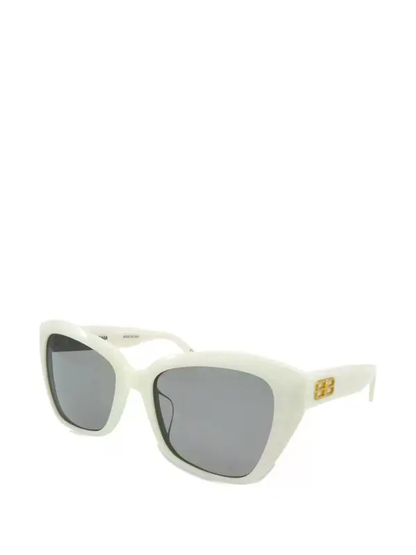 Balenciaga Geometric Frame Sunglasses