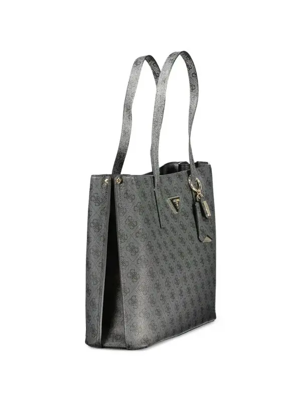Guess Logo Plaque All-over Pattern Handbag