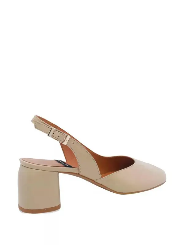 ANGEL ALARCON Peep-toe Slingback Pumps