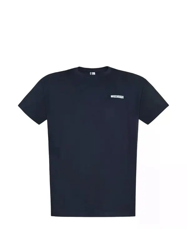 MUZARADI Logo Print Graphic Back T-shirt