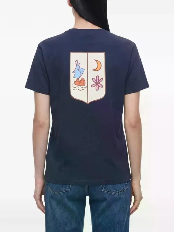 MUZARADI Logo Print Graphic Back T-shirt