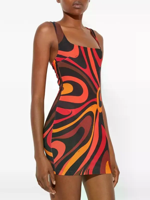 Emilio Pucci Marmo Print Dress