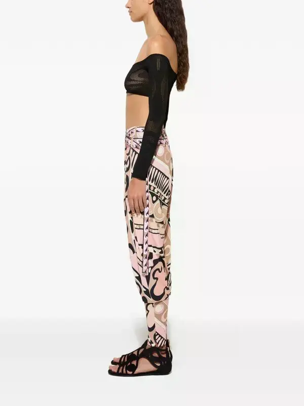 Emilio Pucci Cropped Jacquard Marmo Top