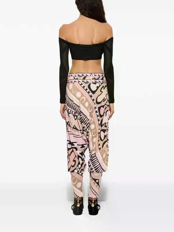 Emilio Pucci Cropped Jacquard Marmo Top