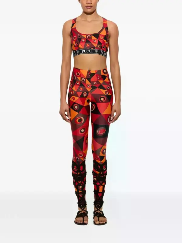 Emilio Pucci Occhi-print Leggings