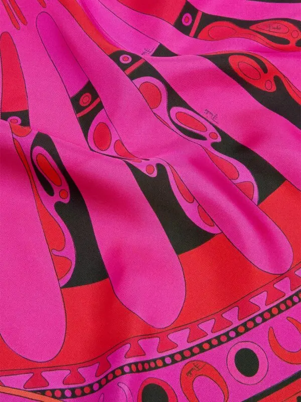 Emilio Pucci Soleil-print Small Carrè Scarf