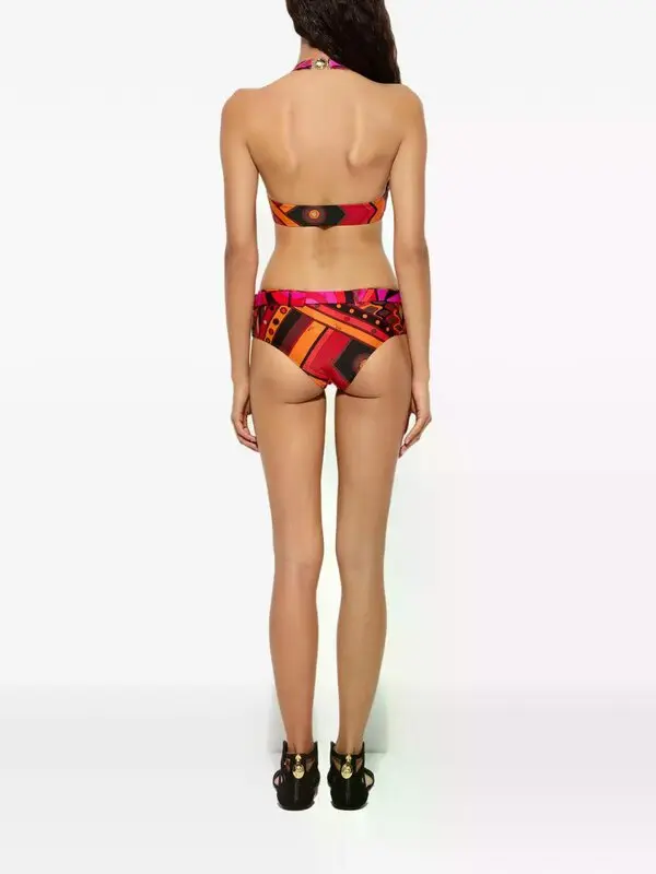 Emilio Pucci Vivara Print Bandeau Bikini Top