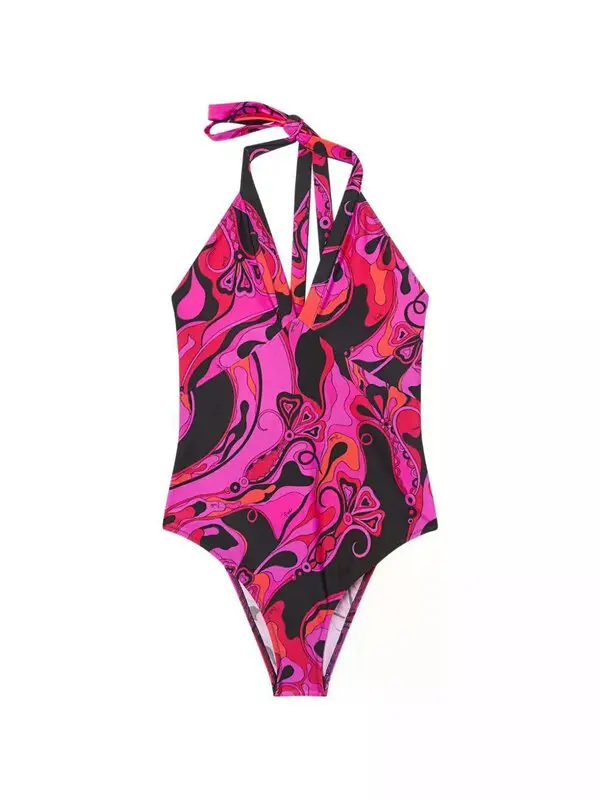 Emilio Pucci Orchidee Print One-piece Swimsuit - Pink