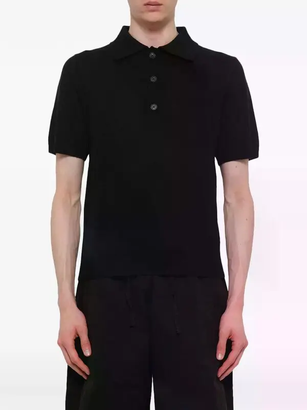 ENTIRE STUDIOS Short-sleeve Buttoned Polo Shirt
