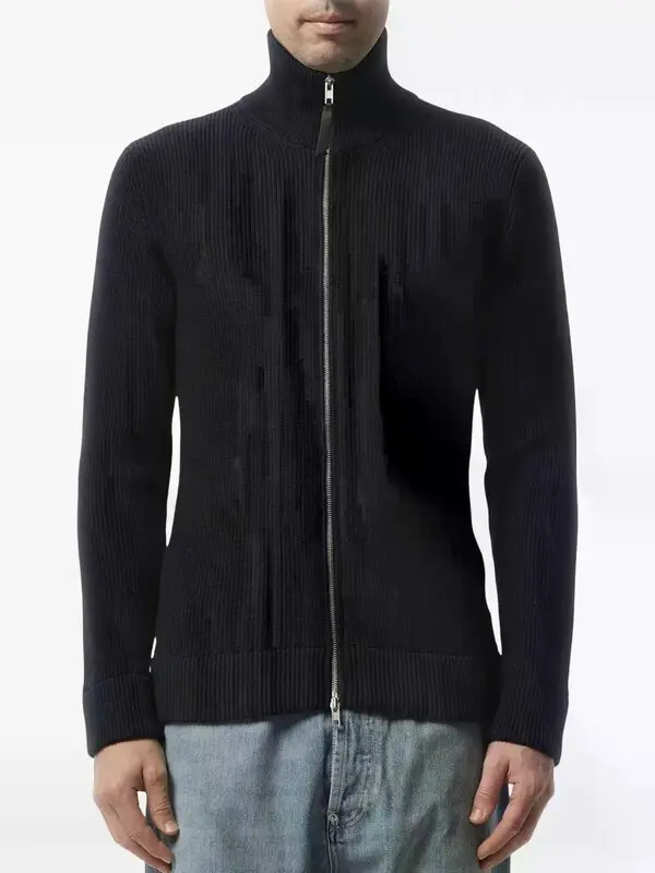 MAISON MARGIELA English-rib Zip Cardigan