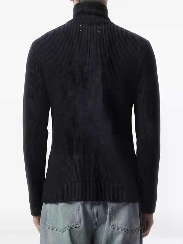 MAISON MARGIELA English-rib Zip Cardigan