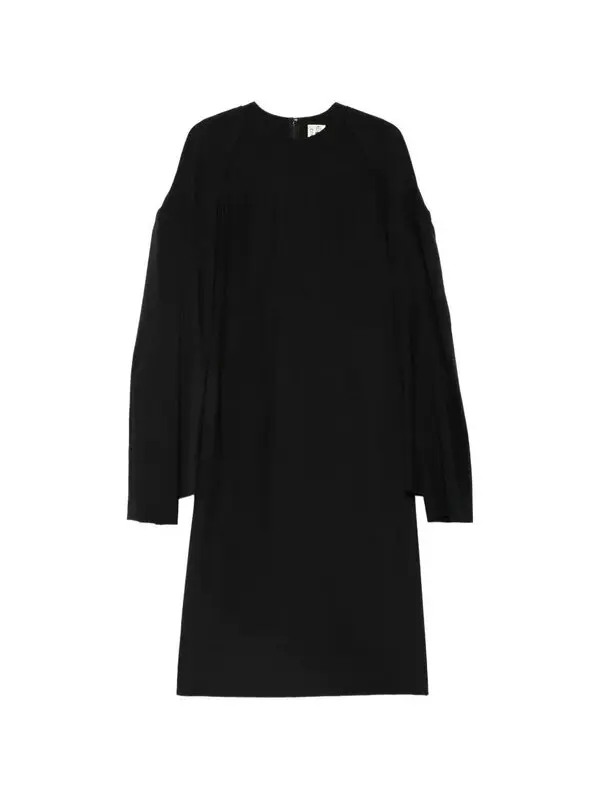 Comme Des Garçons Wool Midi Dress