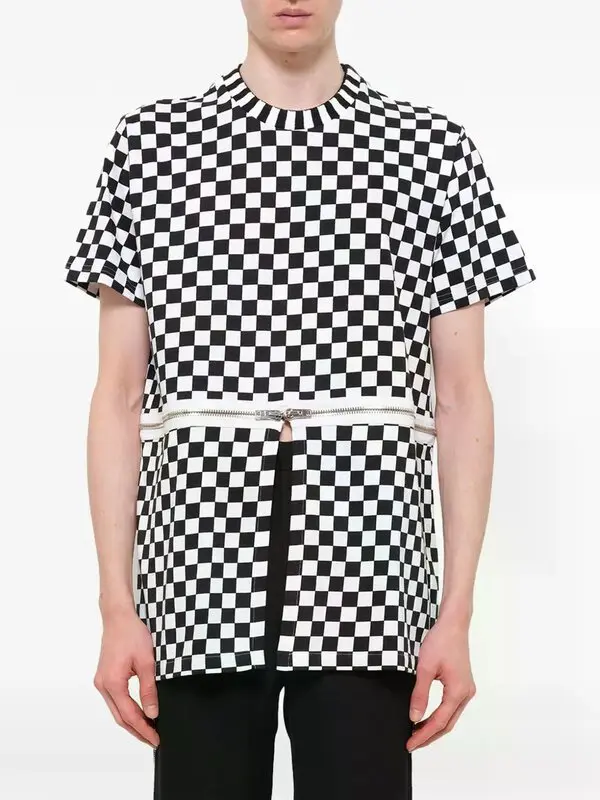 Givenchy Podium Check-pattern T-shirt - Black