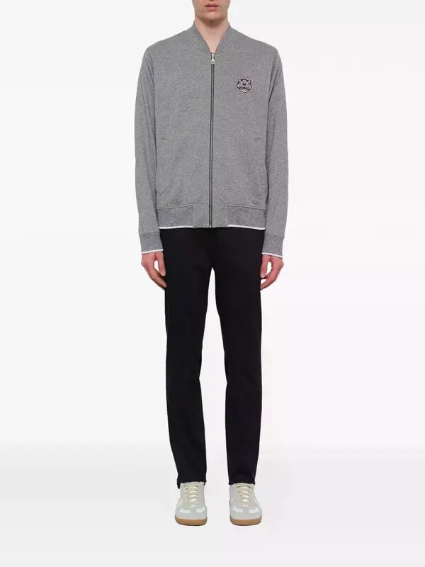 Kenzo Tiger Patch Zip-up Bomber Jacket