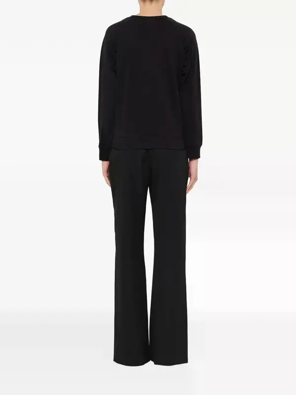 LANVIN Embroidered Jersey Sweater