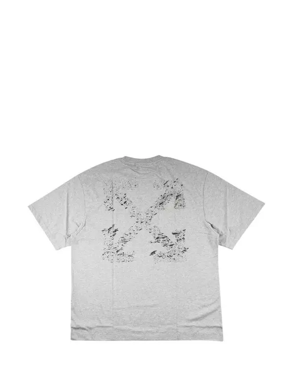 Off-White Arrow Paint-splatter T-shirt - Grey