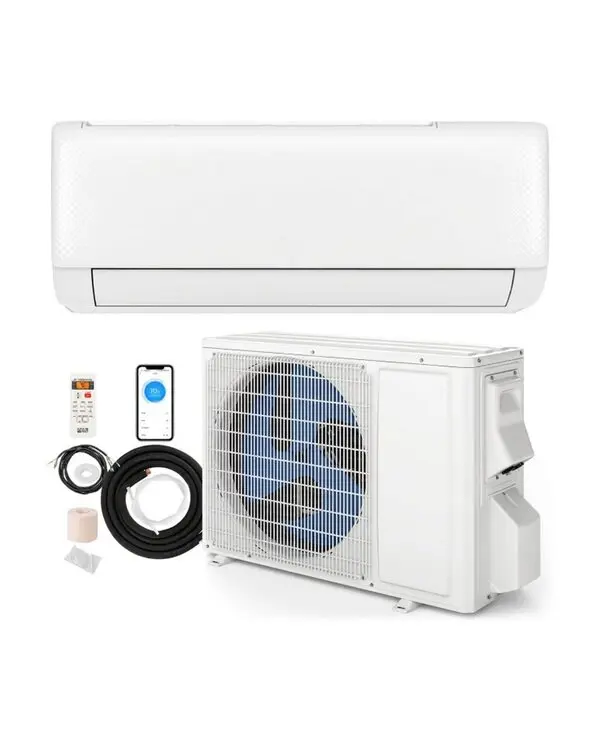 VEBREDA 12000 Btu 115v 22 Seer2 Wifi Enabled Mini Split Heat Pump - Open White