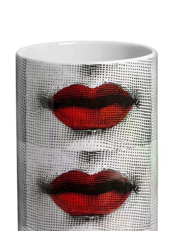 FORNASETTI Mouth-illustration Vase