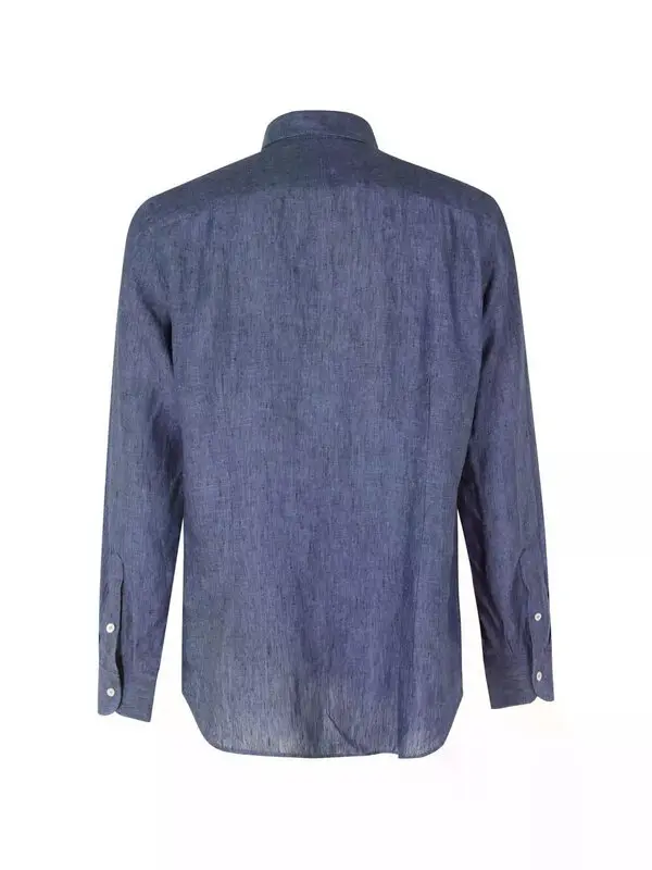 Seventy Long-sleeve Button-down Shirt - Blue