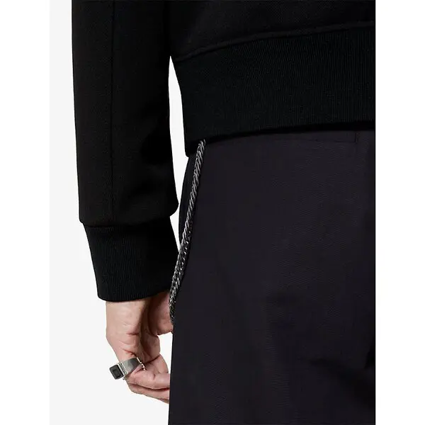 The Kooples Bib-collar Zip-up Woven Jacket
