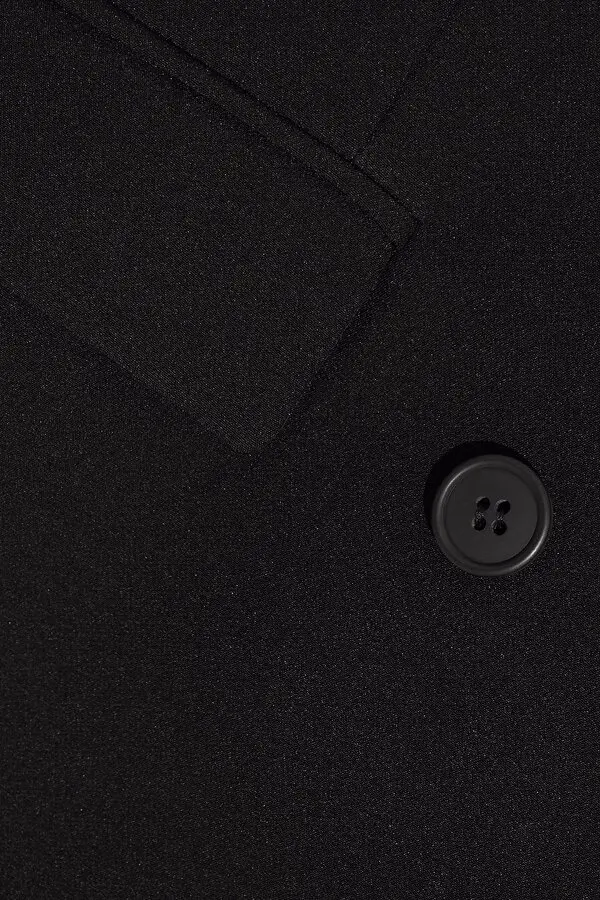 Iris & Ink Double-breasted Crepe Blazer