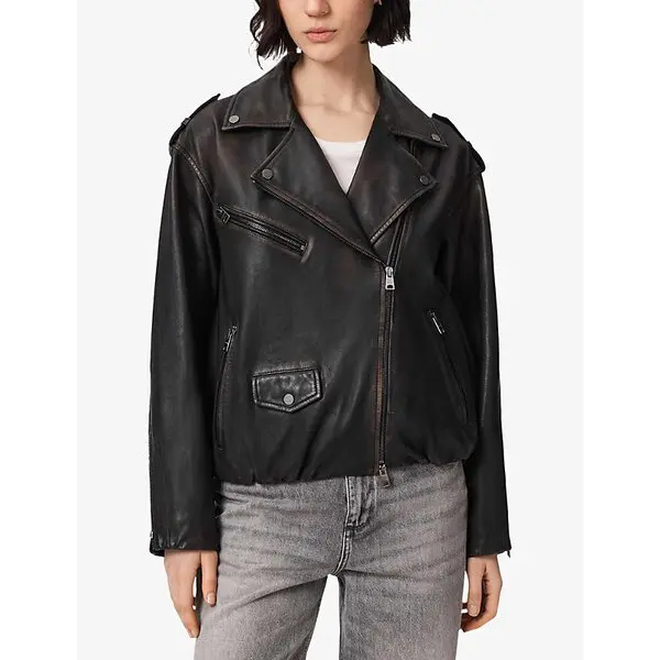 ALLSAINTS Samina Leather Biker Jacket