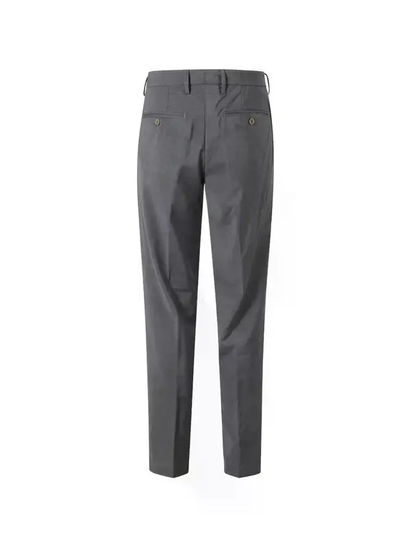 MYTHS Pleated Pressed-crease Trousers
