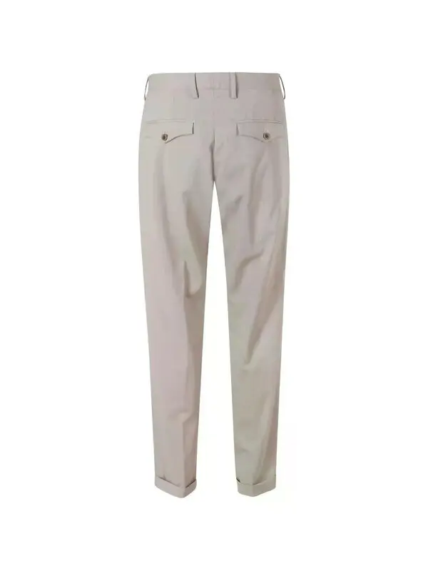 MYTHS Pleated Turn-up Trousers
