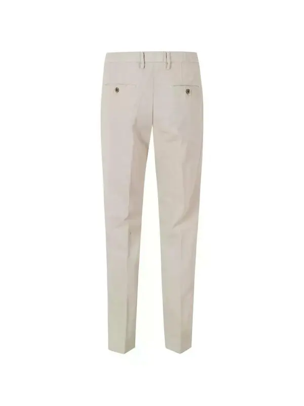 MYTHS Pleated-front Tapered-leg Trousers