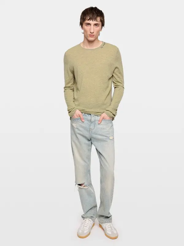 Zadig&Voltaire 100% Cashmere Sweater - Olive