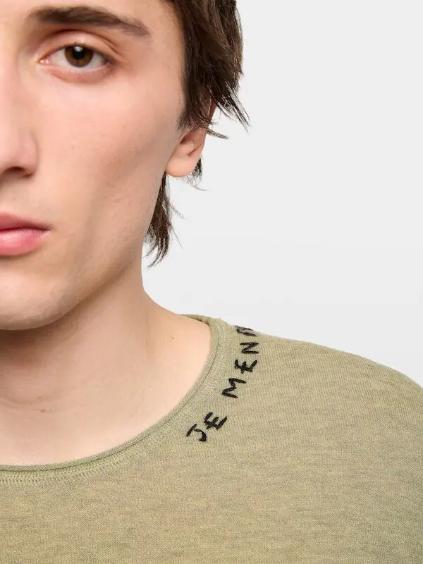 Zadig&Voltaire 100% Cashmere Sweater - Olive